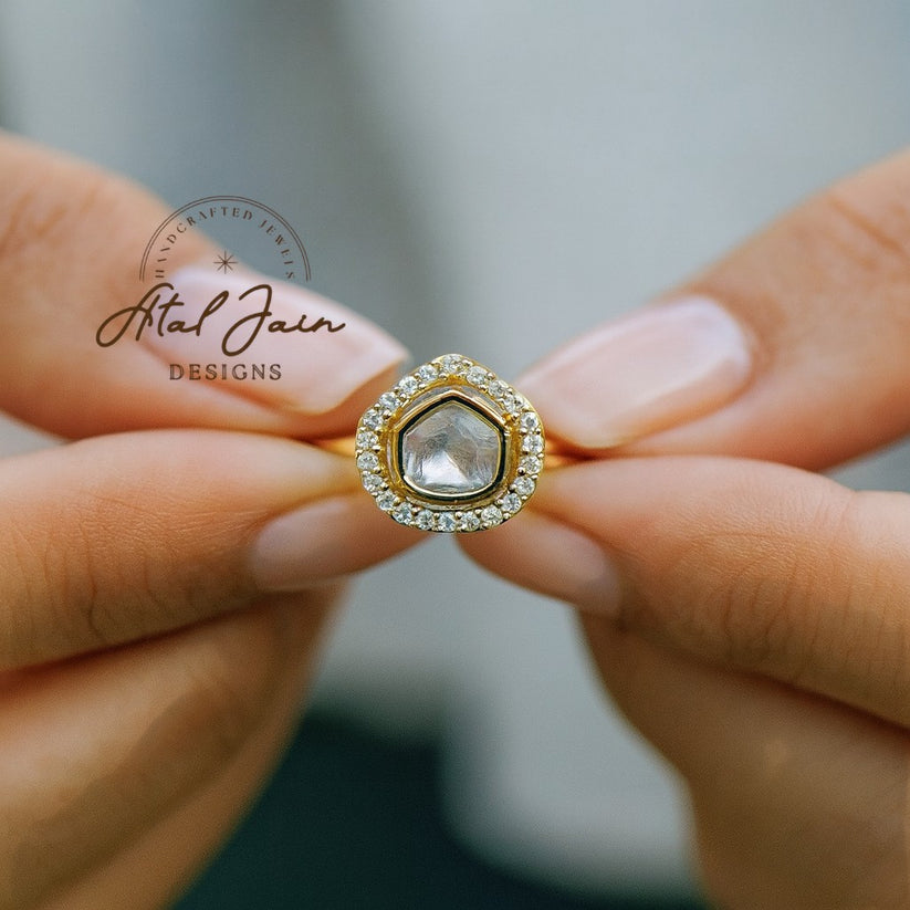 Kaira Radiance Halo Ring – ATAL JAIN DESIGNS